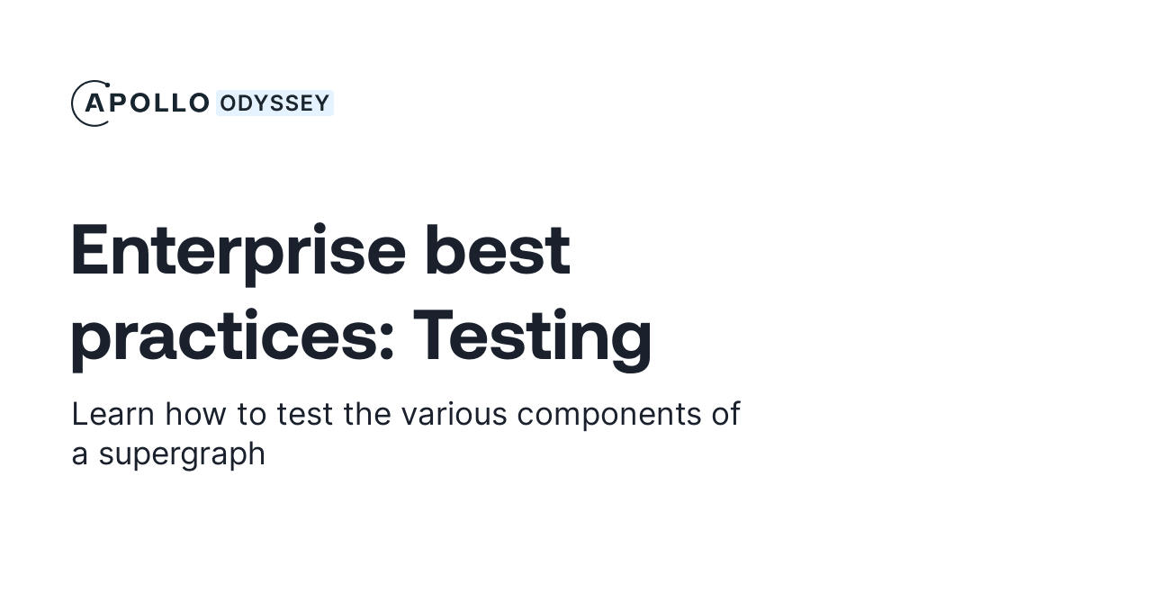 Testing - GraphQL Tutorials Testing - GraphQL Tutorials